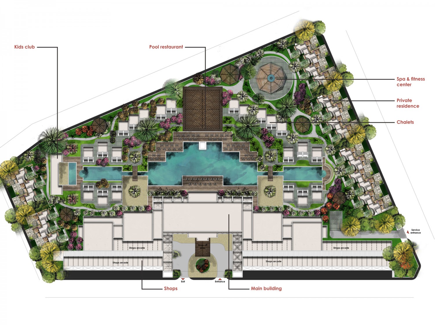 AlWakra Four Star Resort & Residence | alnasser + partners